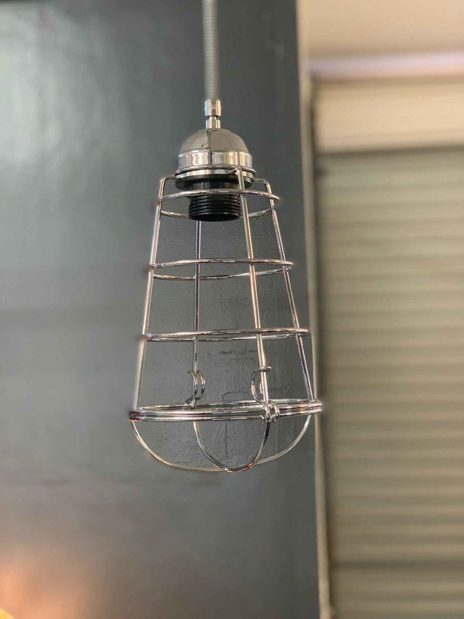 Alcatraz Chrome Industrial Pendant Light – Lighting Network Mackay
